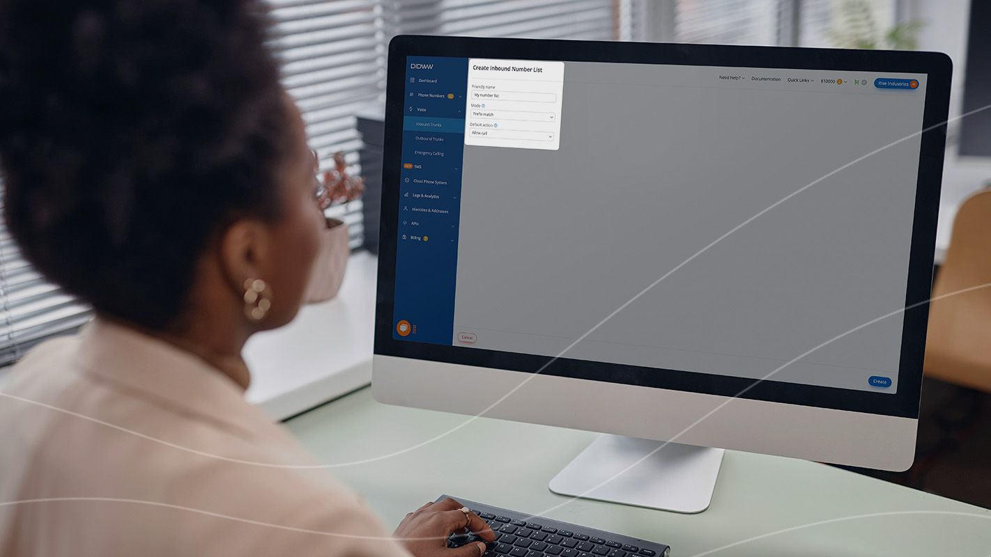 Inbound Number Lists now available on the DIDWW User Panel